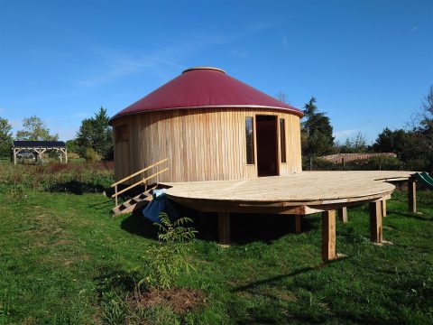 Yourte en bois - Nouvelle génération avec permis de construire et toit ...